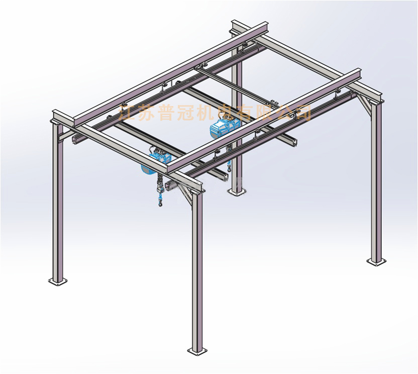 柔性KBK起重机_KBKF自立式-KBK柔性组合式起重机 KBK-KBK厂家，KBK起重设备定制，平衡吊，折臂吊定制，提升机-江苏普冠机电有限公司官网-KBK轨道吊机定制，KBK铝合金轨道起重 ...